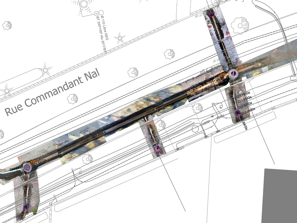 Service récolement vidéo travaux publics et bureaux d'études